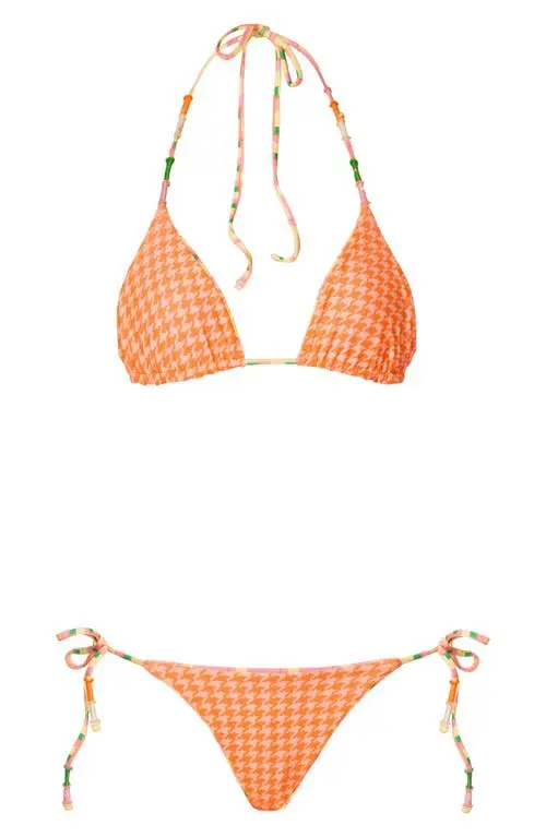 MAAJI Blush Tide Sunflash Reversible Side Tie Bikini Bottoms