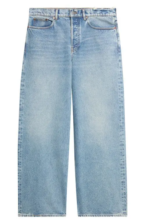 GOLDEN GOOSE Journey Parker Wide Leg Jeans - Blue
