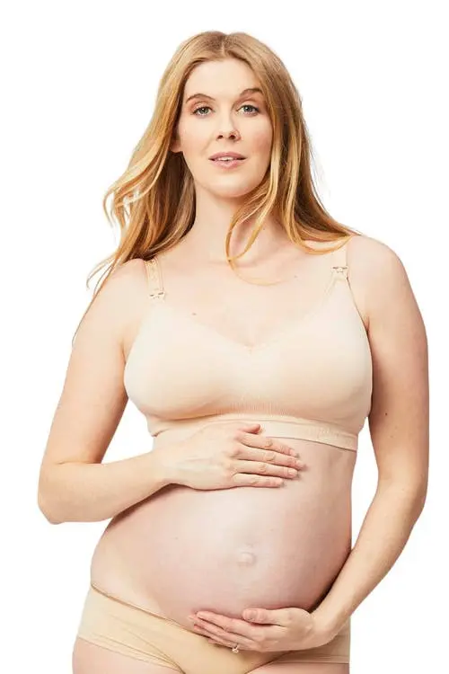 CAKE MATERNITY Popping Candy Fuller Bust Wire-free Nursing Bra - Beige