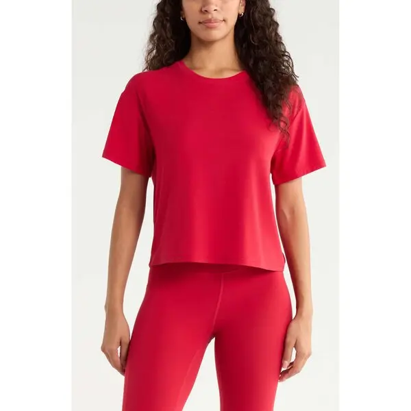 Zella Breathe Performance T-shirt - Red Jester