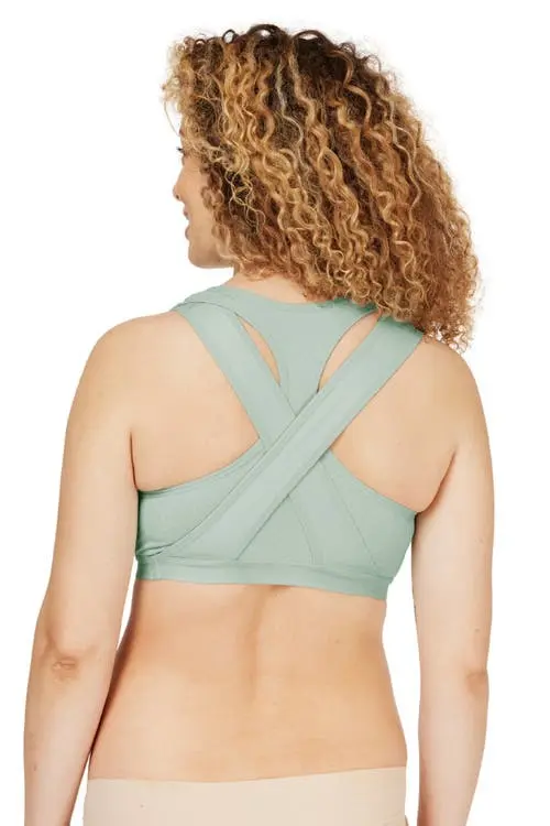 CAKE MATERNITY Lotus Hands-free Nursing & Pumping Bra - Sage (b-e Cups)