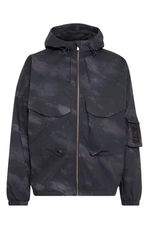 Adidas Camo Hooded Windbreaker