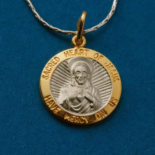 &LIVY Jesus Sacred Heart Expandable Necklace - Silver