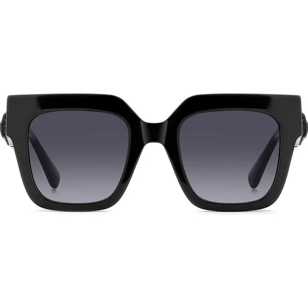 Kurt Geiger 50mm Gradient Square Sunglasses - Black/dark Grey