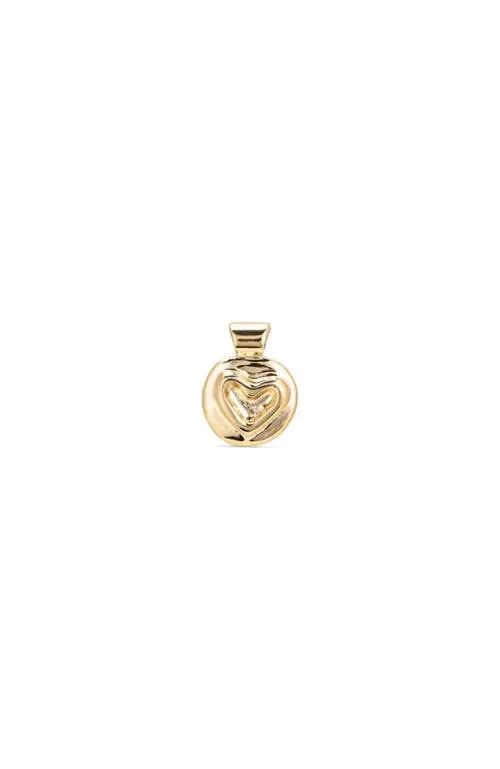 UNODE50 18k -plated Heart Charm - Gold