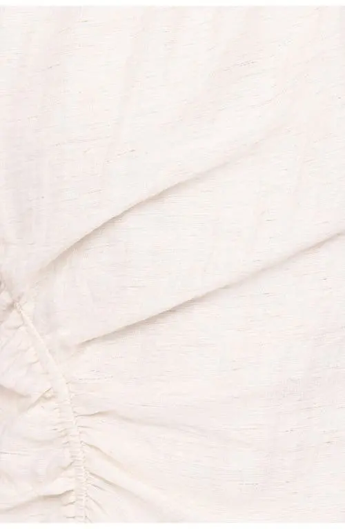 PETAL & PUP Laurel Puff Sleeve Ruched Top