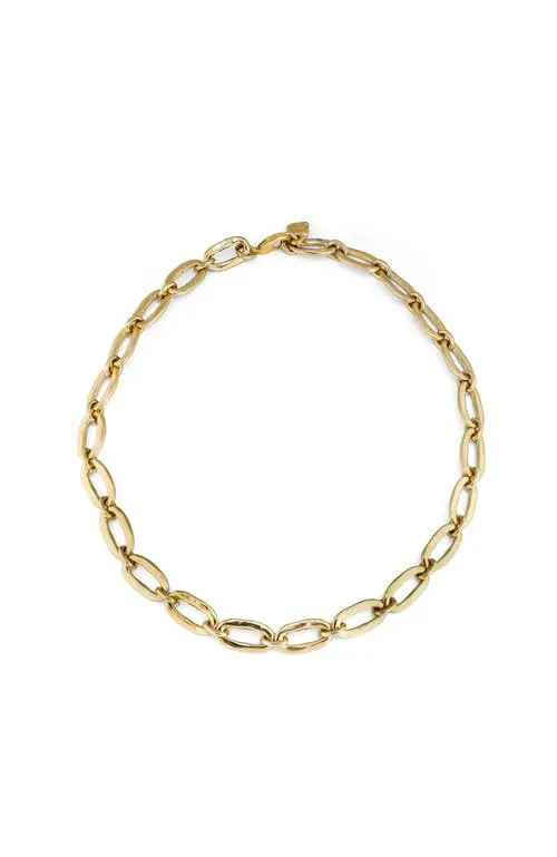 UNODE50 18k -plated Link Necklace