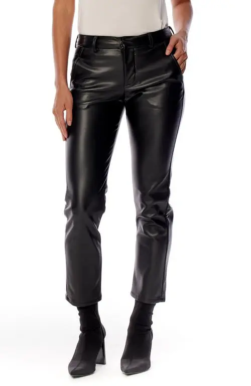 LBLC THE LABEL Franny Vegan Leather Trouser - Black