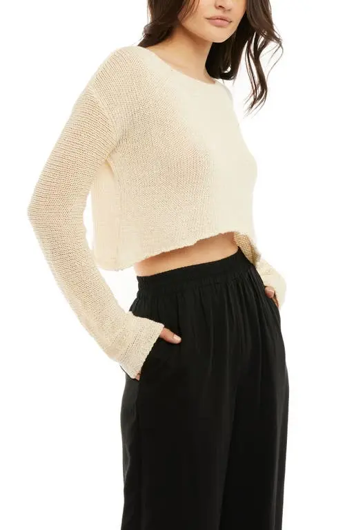 LBLC THE LABEL Sawyer Lightweight Sweater - Ivory