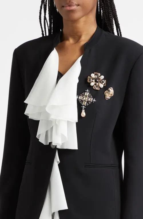 Cinq À Sept Maren Ruffled Blazer