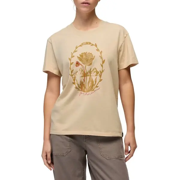 Prana Everyday Mountain Graphic T-shirt - Stone