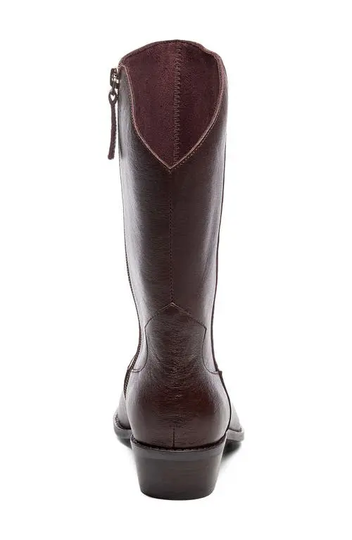 KELSI DAGGER BROOKLYN Piper Leather Boots - Warm Brown