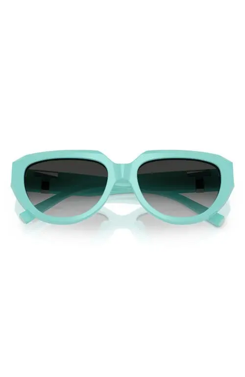 Tiffany & Co. 55mm Gradient Pillow Sunglasses