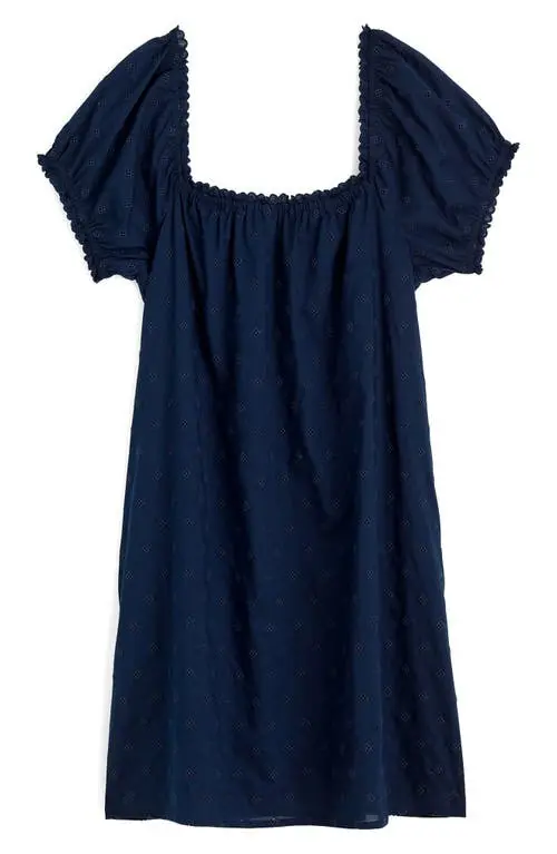Madewell The Chateau Minidress - Deep Indigo