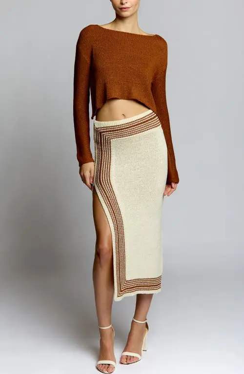 LBLC THE LABEL Bermuda Knit Skirt