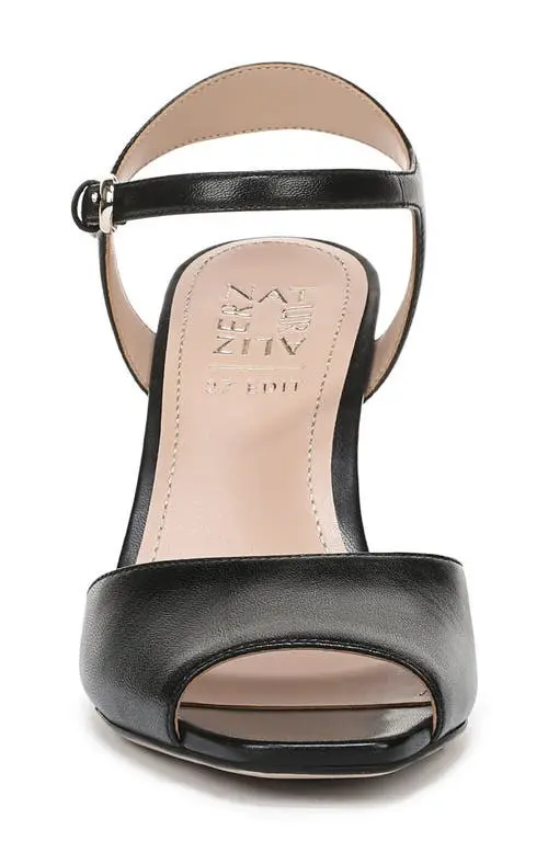 27 EDIT NATURALIZER Autumn Ankle Strap Sandal - Black Leather