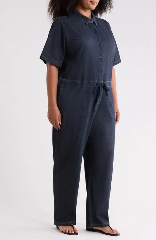 Eileen Fisher Classic Collar Ankle Jumpsuit