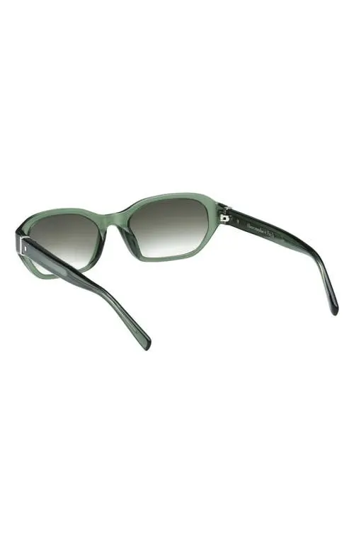 Abercrombie Oval Sunglasses - Light Green/gradient Green