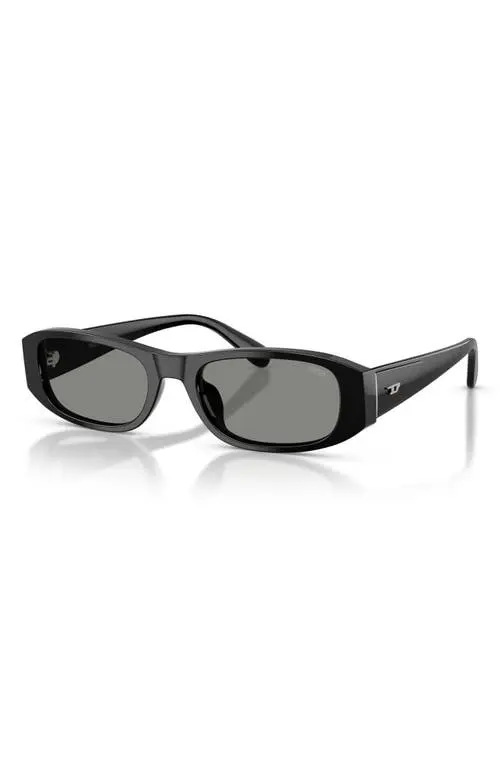 DIESEL® Dl2019u 54mm Rectangular Sunglasses