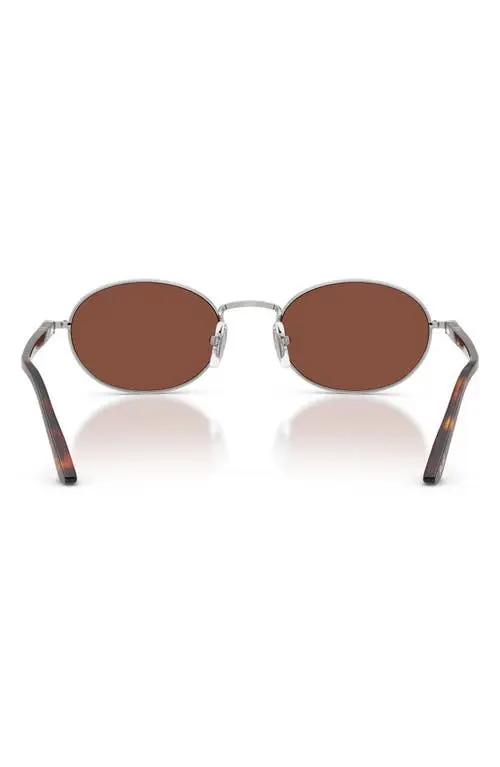Persol Ida 55mm Oval Sunglasses