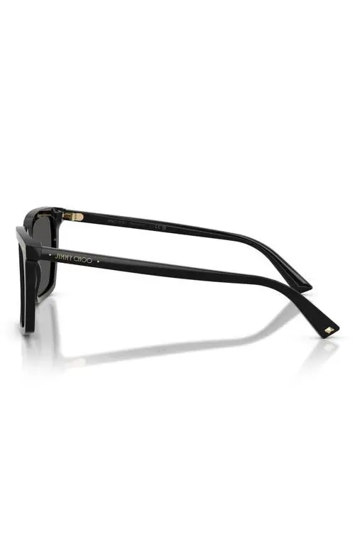 JIMMY CHOO 55mm Square Sunglasses