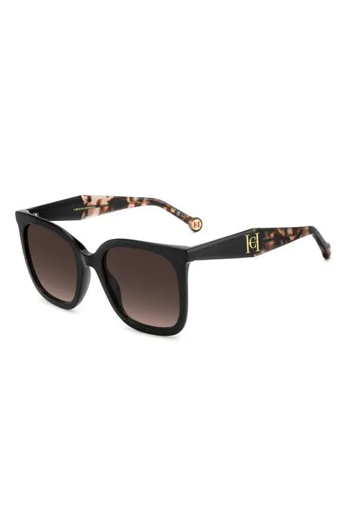 Carolina Herrera Gradient Square Sunglasses