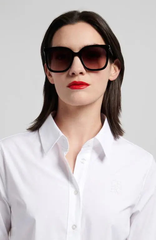 Carolina Herrera Gradient Square Sunglasses