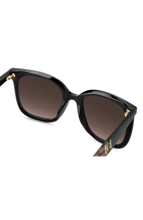 Carolina Herrera Gradient Square Sunglasses