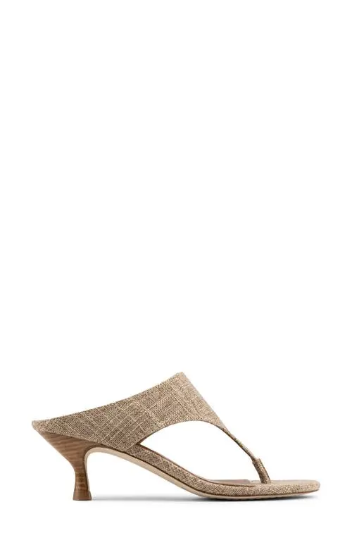 DONALD PLINER Lucynda Kitten Heel Flip Flop - Tobacco
