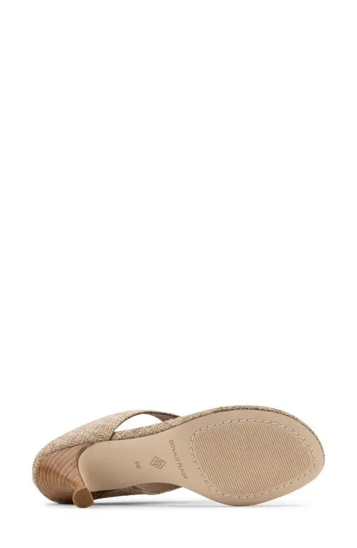 DONALD PLINER Lucynda Kitten Heel Flip Flop - Tobacco