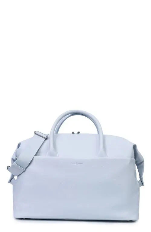 HEDGREN Nostos Faux Leather Weekend Travel Bag - Aither Blue