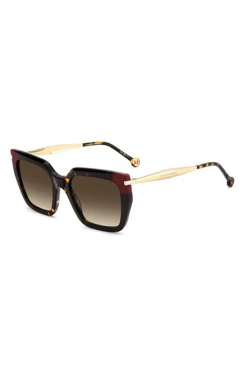 Carolina Herrera Gradient Rectangular Sunglasses