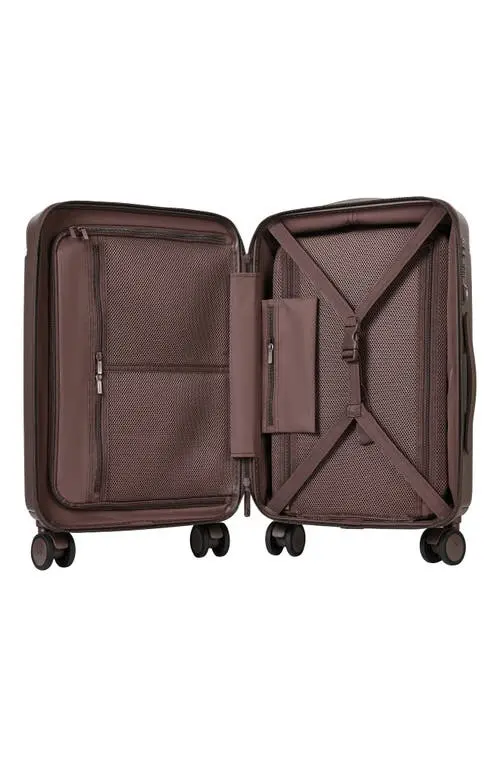 HEDGREN Nostos Matte Spinner Carry-on - Espresso