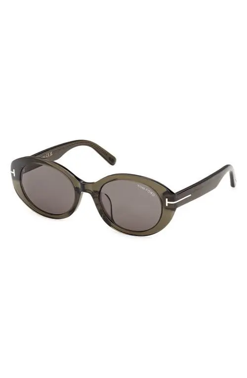 TOM FORD 54mm Oval Sunglasses