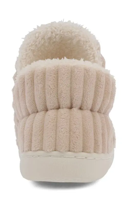 Mia Plushy Slipper Bootie - Sand