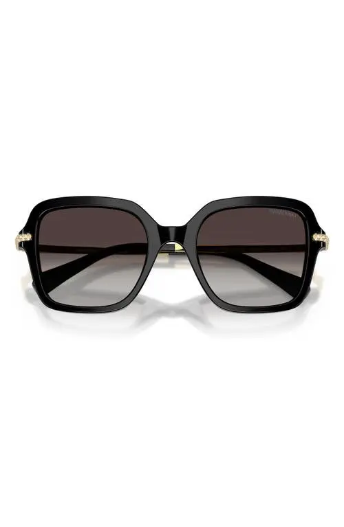 SWAROVSKI 50mm Gradient Small Irregular Sunglasses