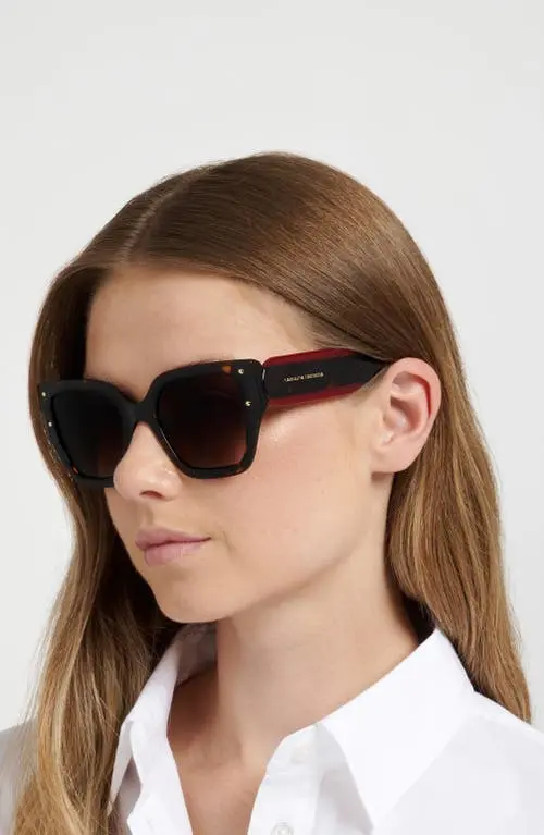Carolina Herrera Square Frame Sunglasses