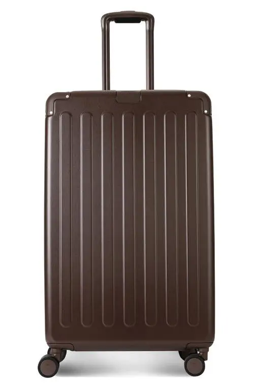 HEDGREN Nostos Matte Large Spinner Suitcase - Espresso