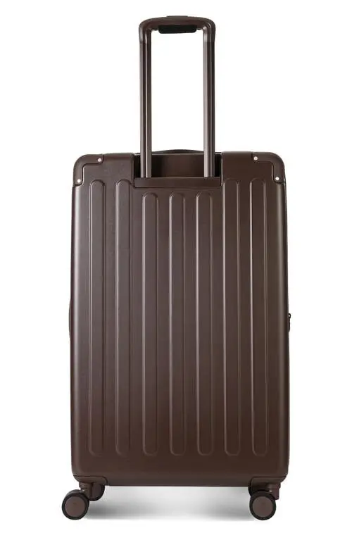 HEDGREN Nostos Matte Large Spinner Suitcase - Espresso