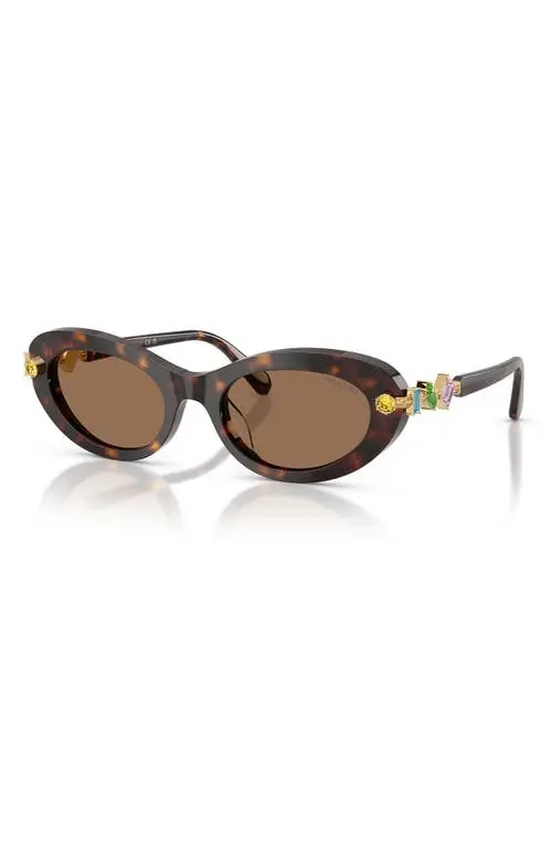 SWAROVSKI 53mm Oval Sunglasses