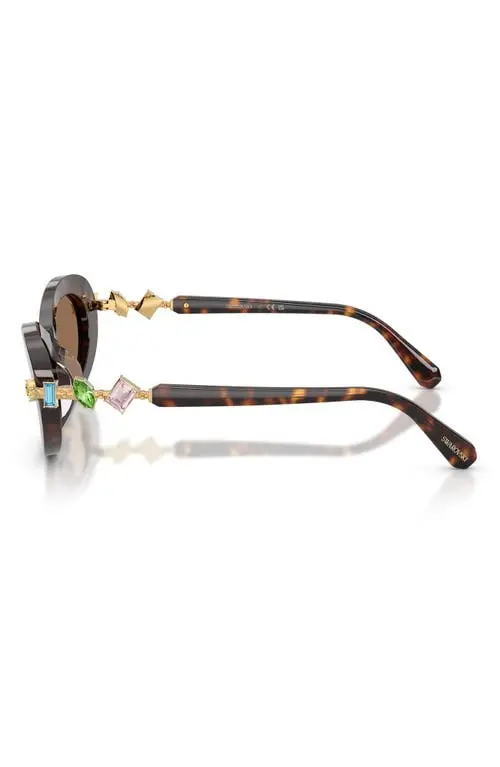 SWAROVSKI 53mm Oval Sunglasses
