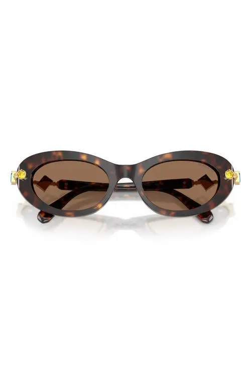 SWAROVSKI 53mm Oval Sunglasses