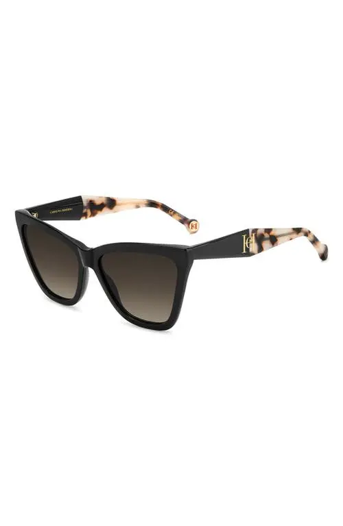 Carolina Herrera Gradient Cat Eye Sunglasses