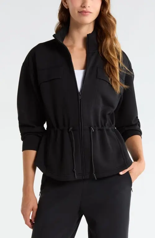 Zella Soft Luxe Utility Jacket - Black