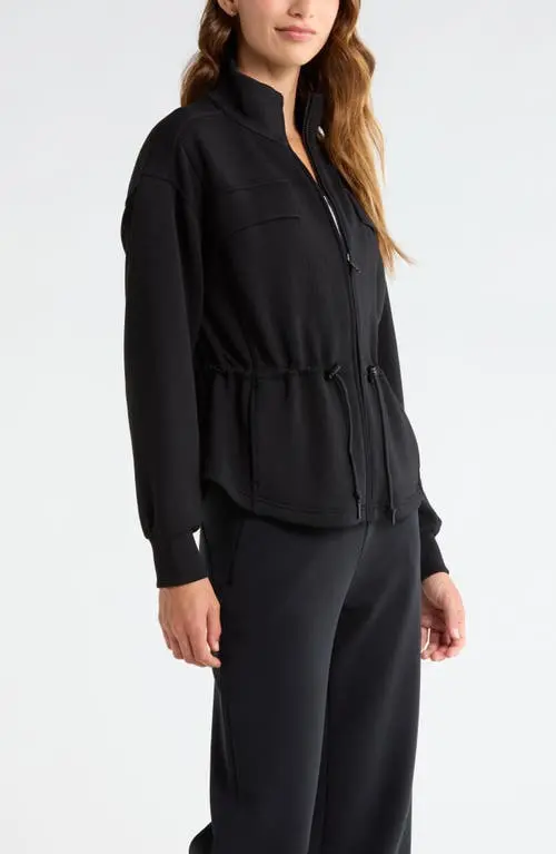 Zella Soft Luxe Utility Jacket - Black