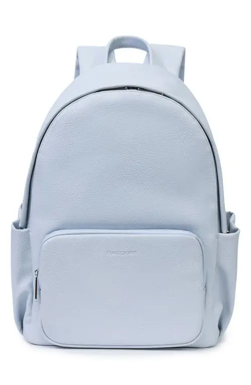 HEDGREN Nostos Faux Leather Adult Backpack - Aither Blue