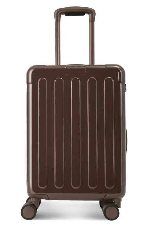 HEDGREN Nostos Glossy Spinner Carry-on - Espresso