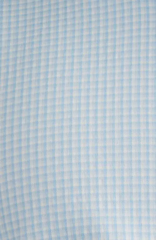 Nordstrom Trim Fit Shadow Check Premium Performance Twill Dress Shirt - Blue Ettore Check