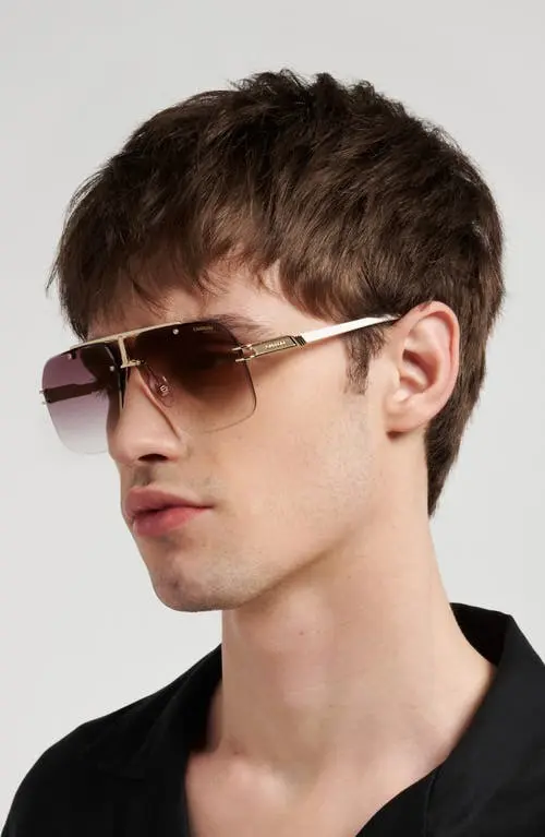 Carrera Eyewear 63mm Oversize Gradient Square Sunglasses