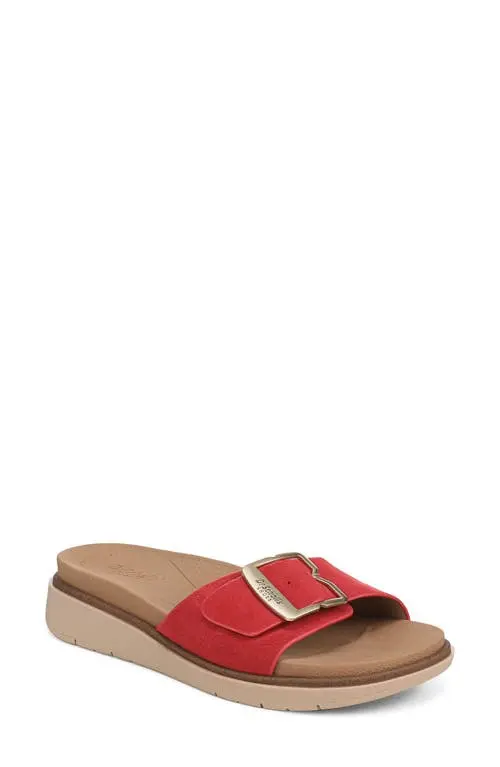 Dr. Scholl'S Paradis Buckle Slide Sandal - Red